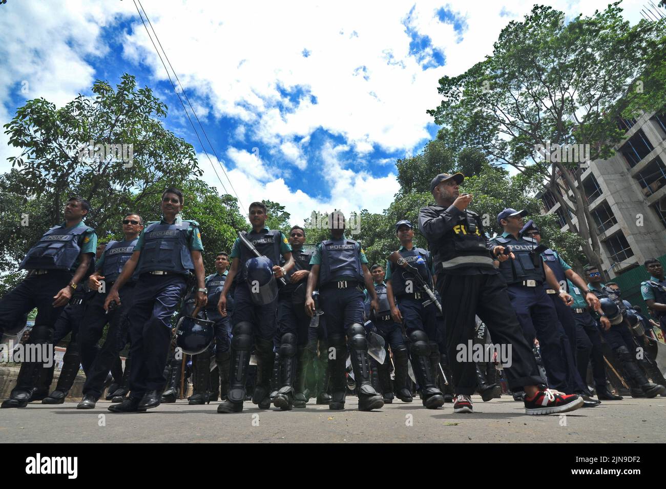 Dhaka, Bangladesh. 09th Aug, 2022. People participate in Ashura ...
