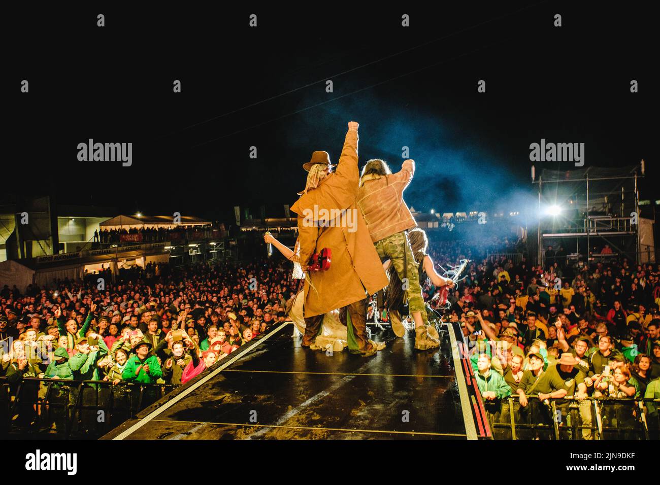 Flumserberg, Switzerland. 29th, July 2022. The Swedish group Rednex ...