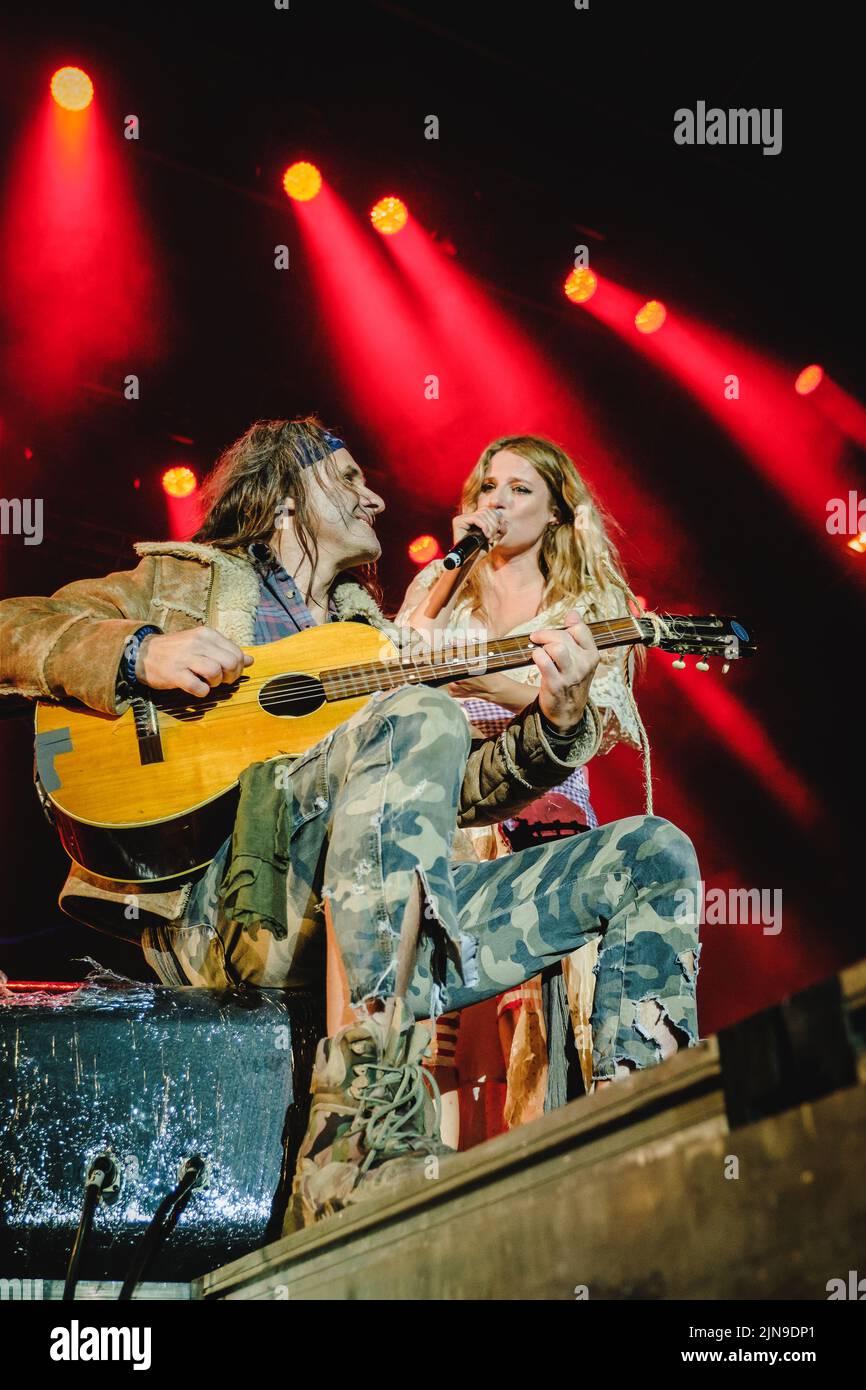 Flumserberg, Switzerland. 29th, July 2022. The Swedish group Rednex ...