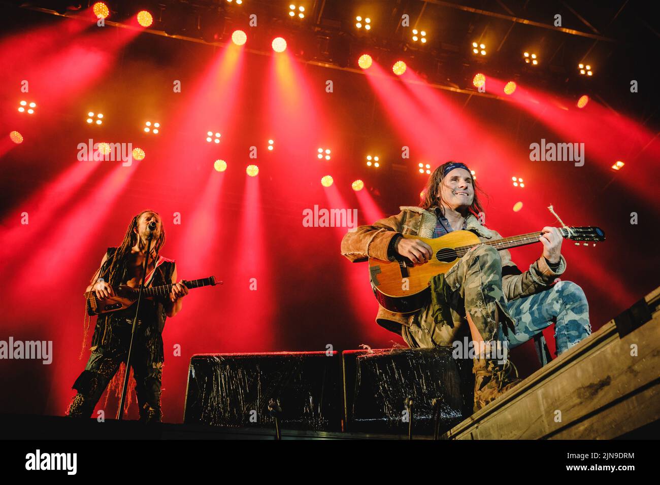 Flumserberg, Switzerland. 29th, July 2022. The Swedish group Rednex ...