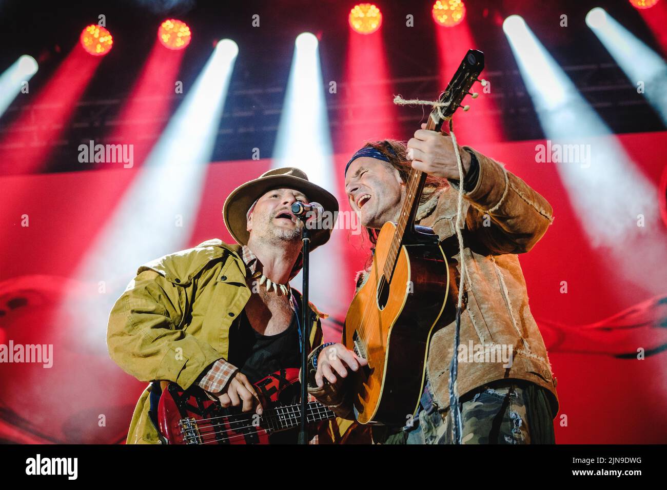 Flumserberg, Switzerland. 29th, July 2022. The Swedish group Rednex ...