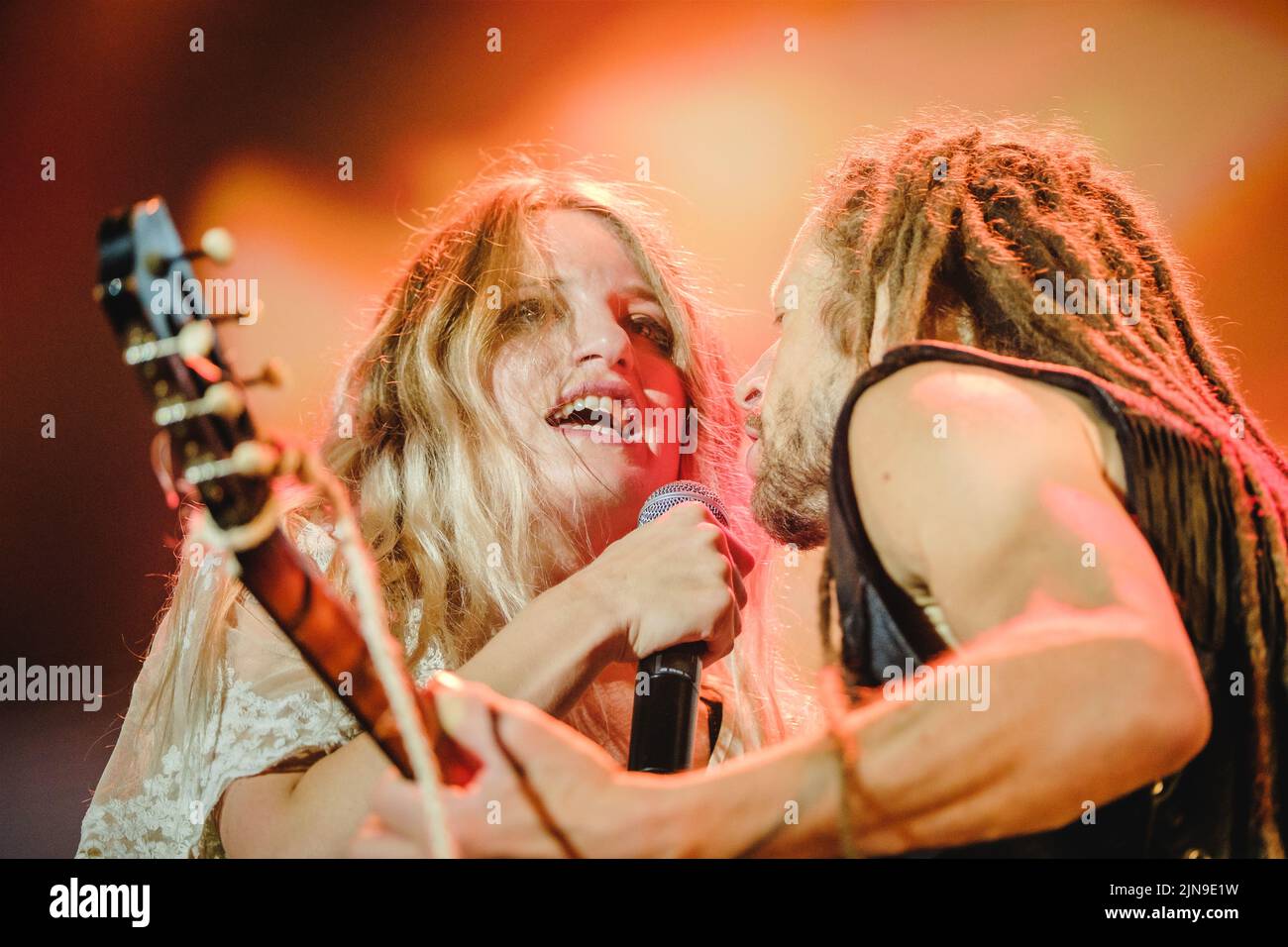 Flumserberg, Switzerland. 29th, July 2022. The Swedish group Rednex ...