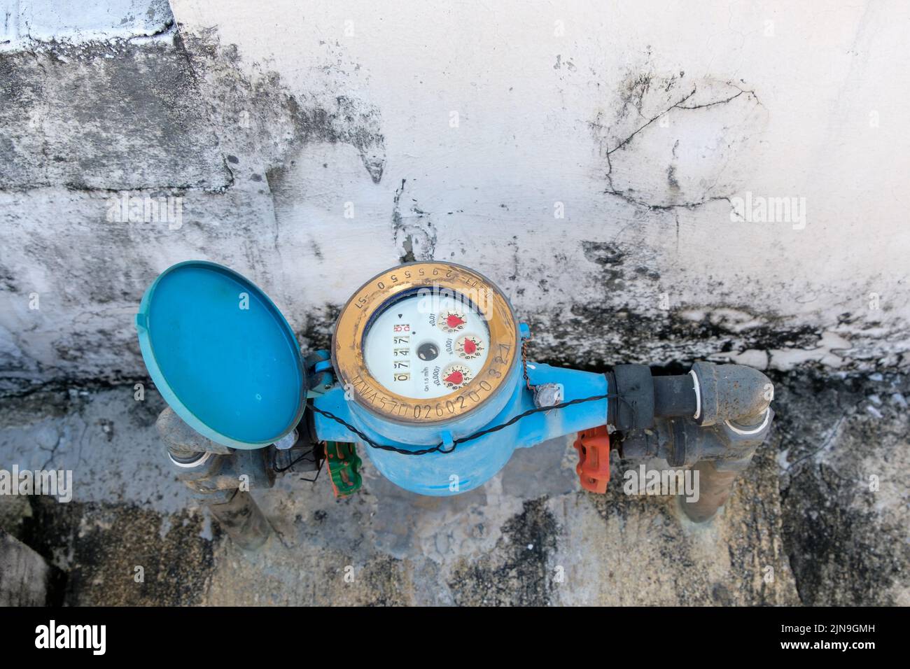 Sanitary equipment water meter pipeline hi-res stock photography and ...