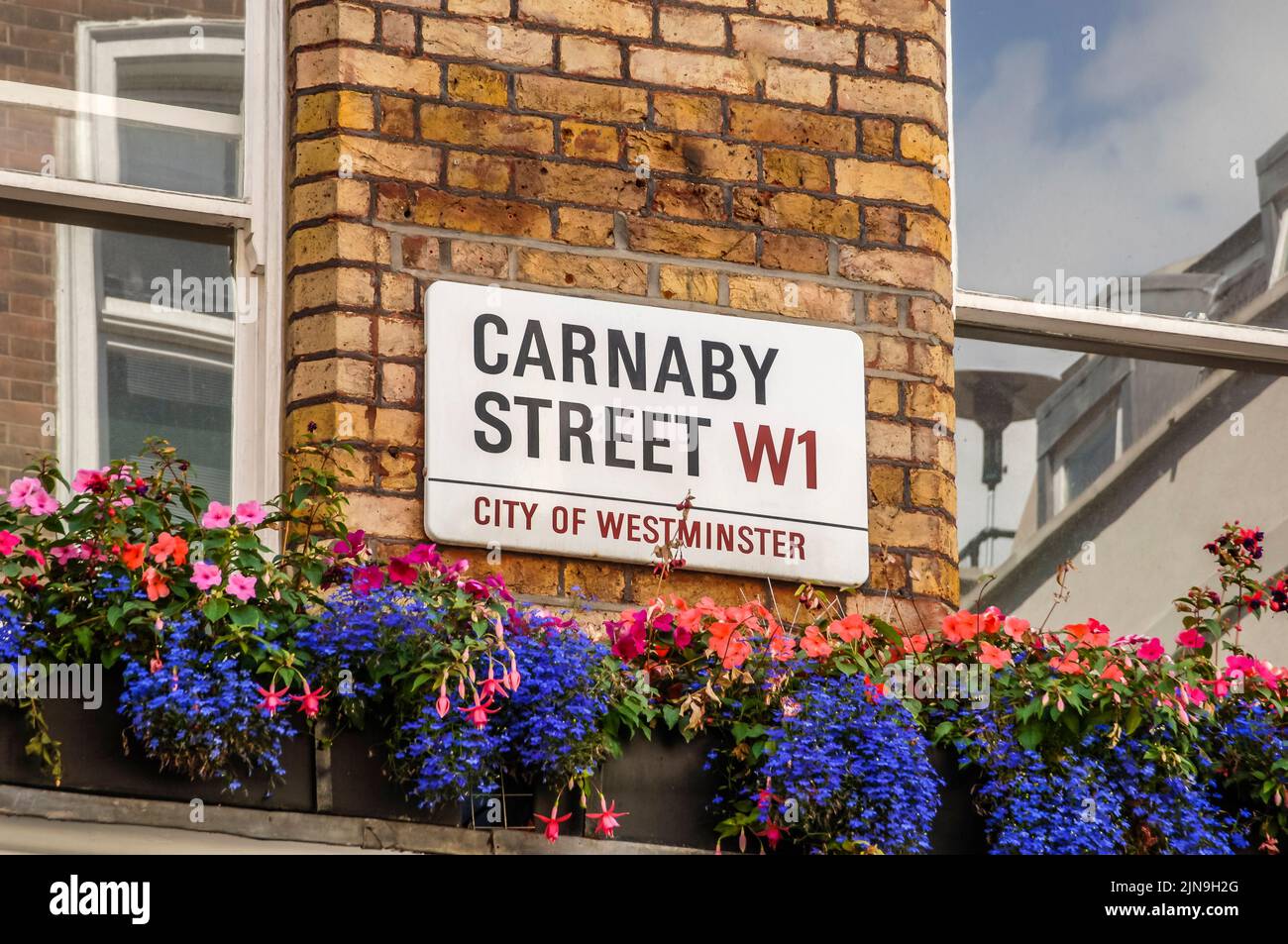 carnaby street road sign, london, england, uk Stock Photo - Alamy