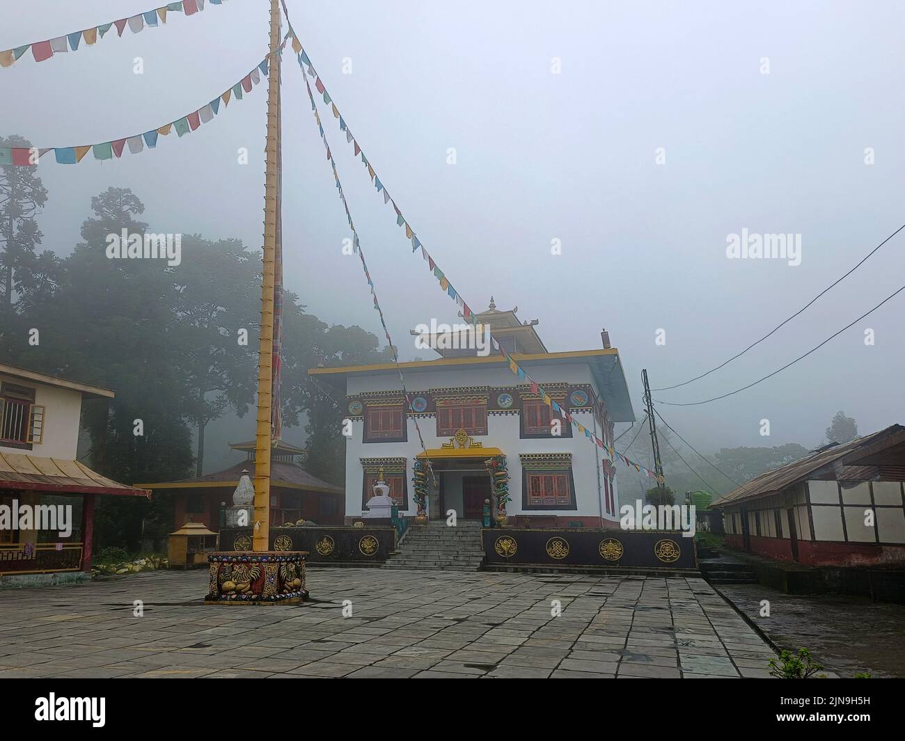 20 June 2022, India. Aritar Lake (Ghati-Tso) or Lampokhari Lake ...
