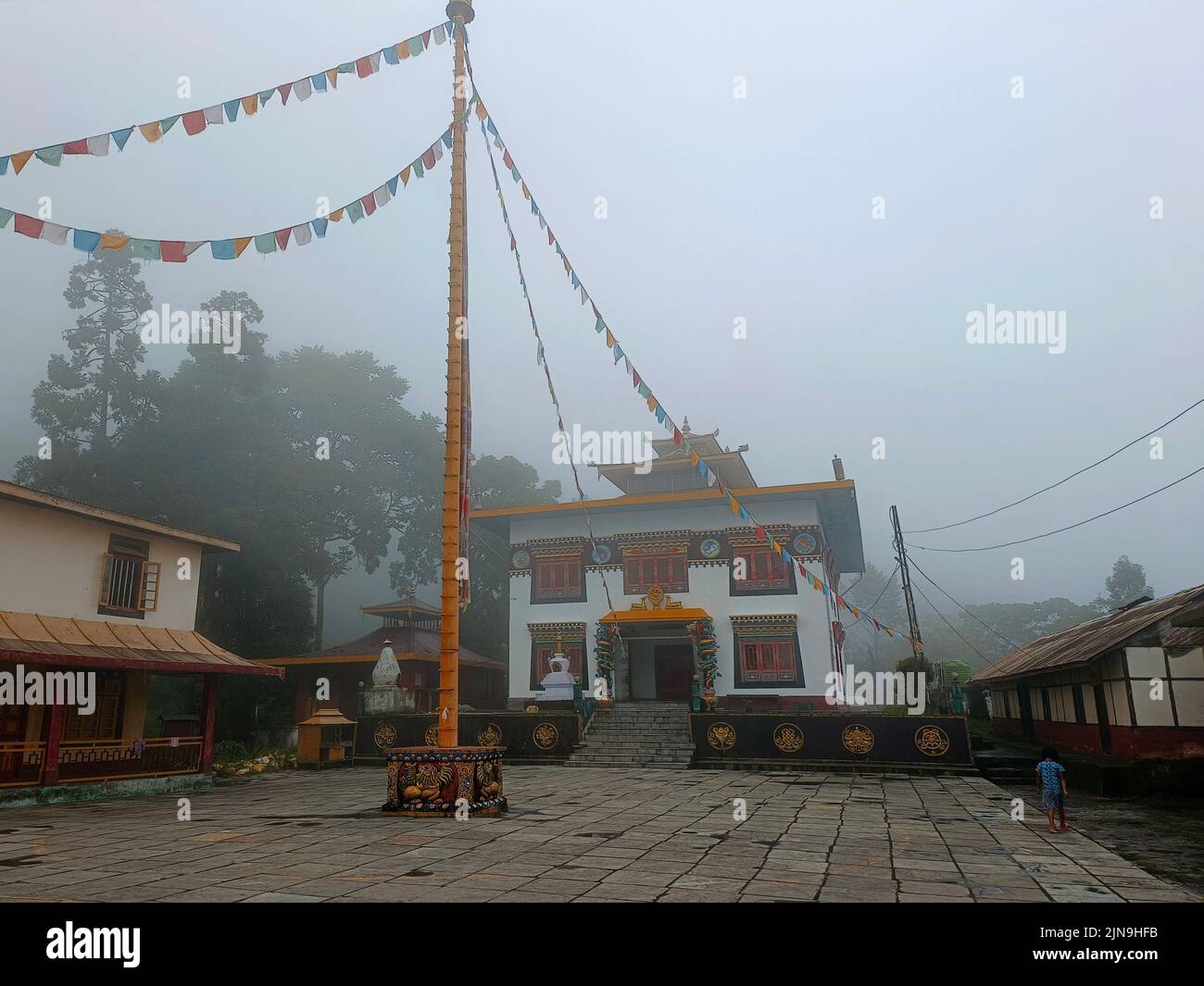 20 June 2022, India. Aritar Lake (Ghati-Tso) or Lampokhari Lake ...