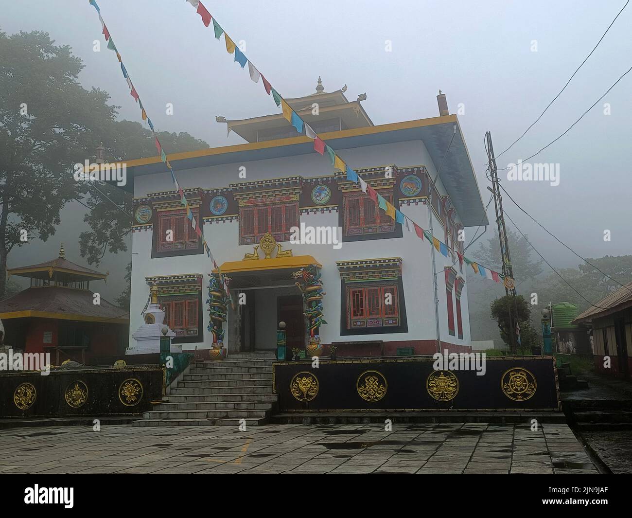 20 June 2022, India. Aritar Lake (Ghati-Tso) or Lampokhari Lake ...