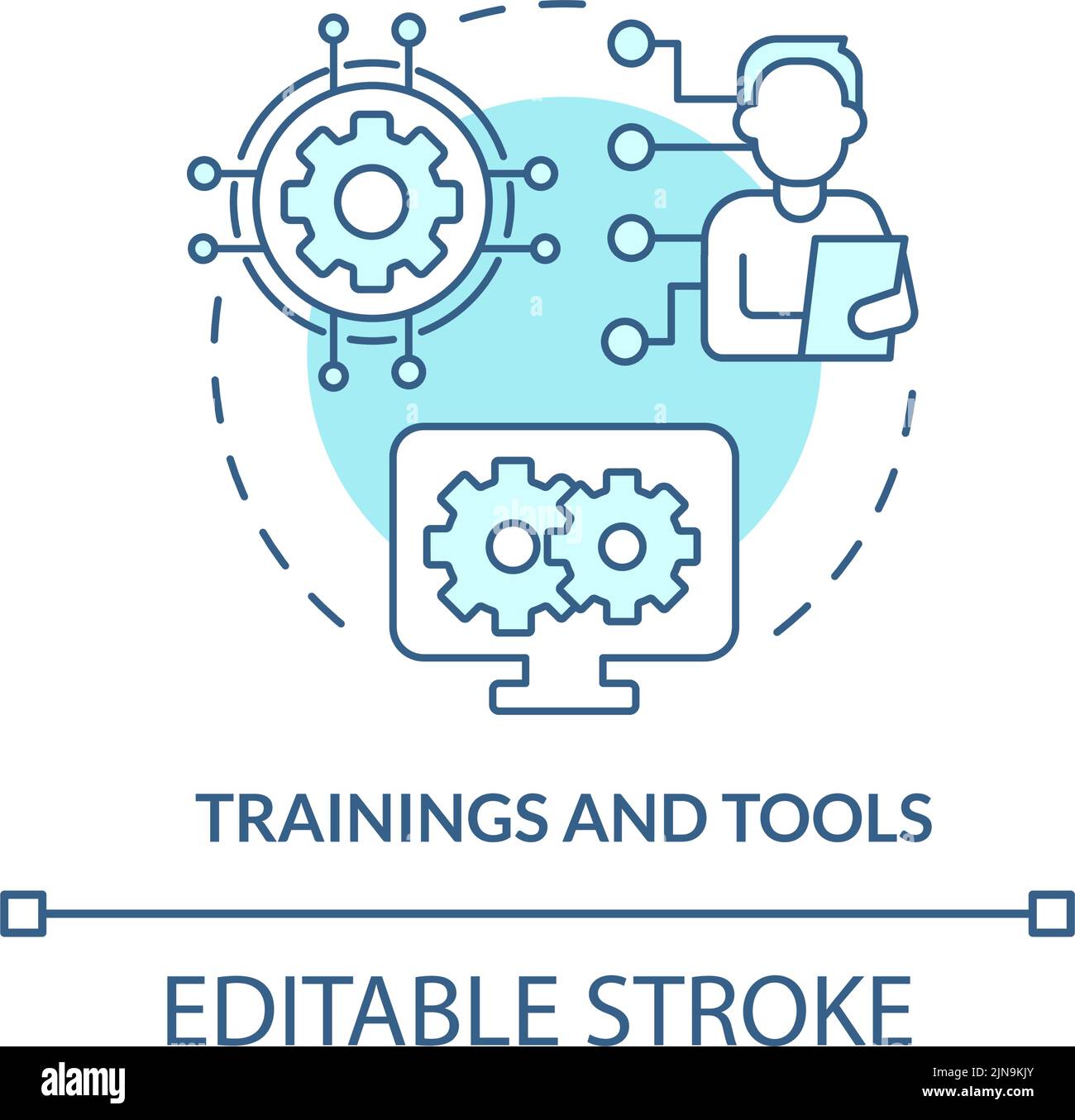 Training skills development improve Stock Vector Images - Alamy