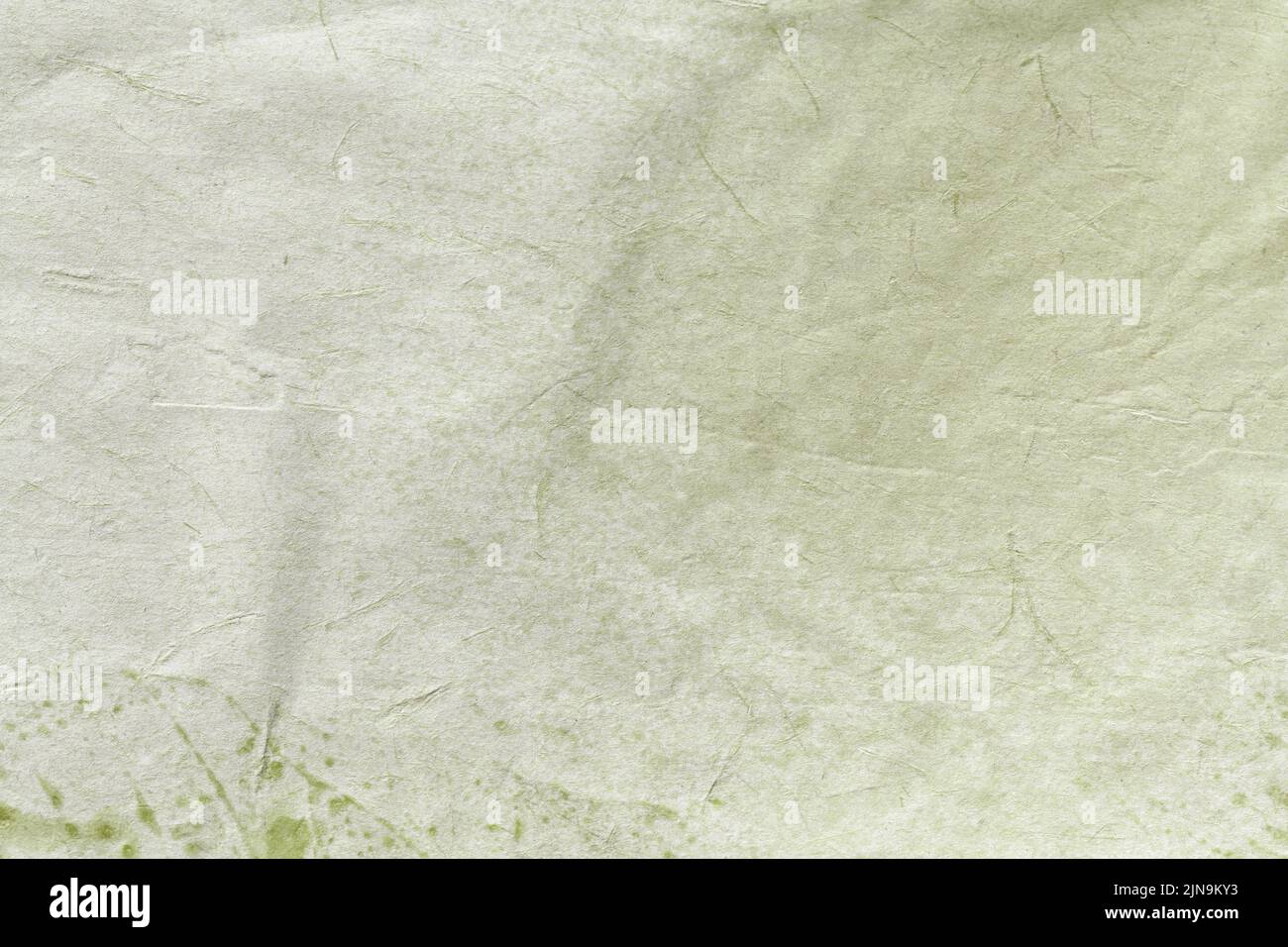 Texture of craft light green old paper, crumpled background. Vintage ...