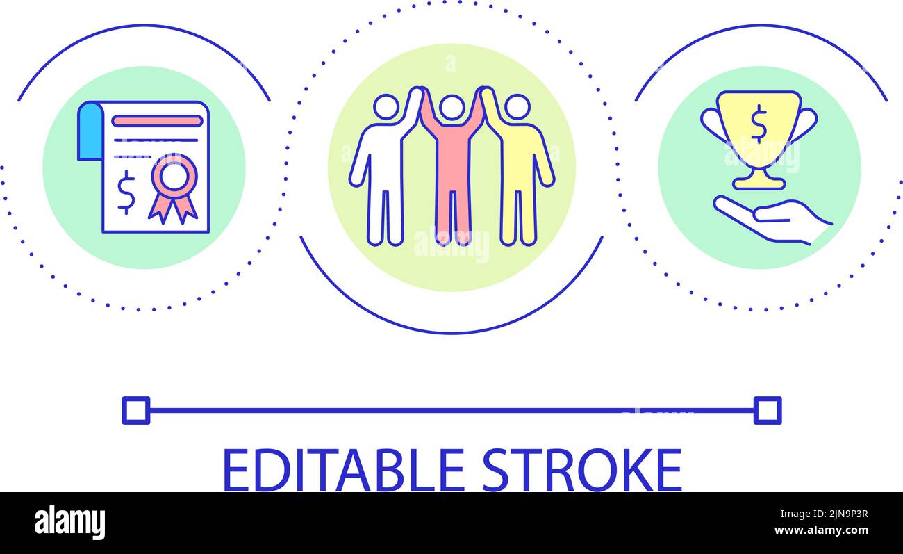 Rewarding challenge Stock Vector Images - Alamy