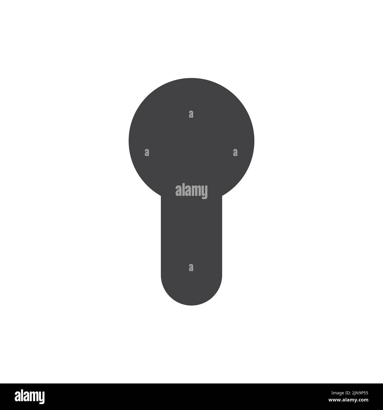 Keyhole silhouette icon or symbol for your design Stock Vector Image ...