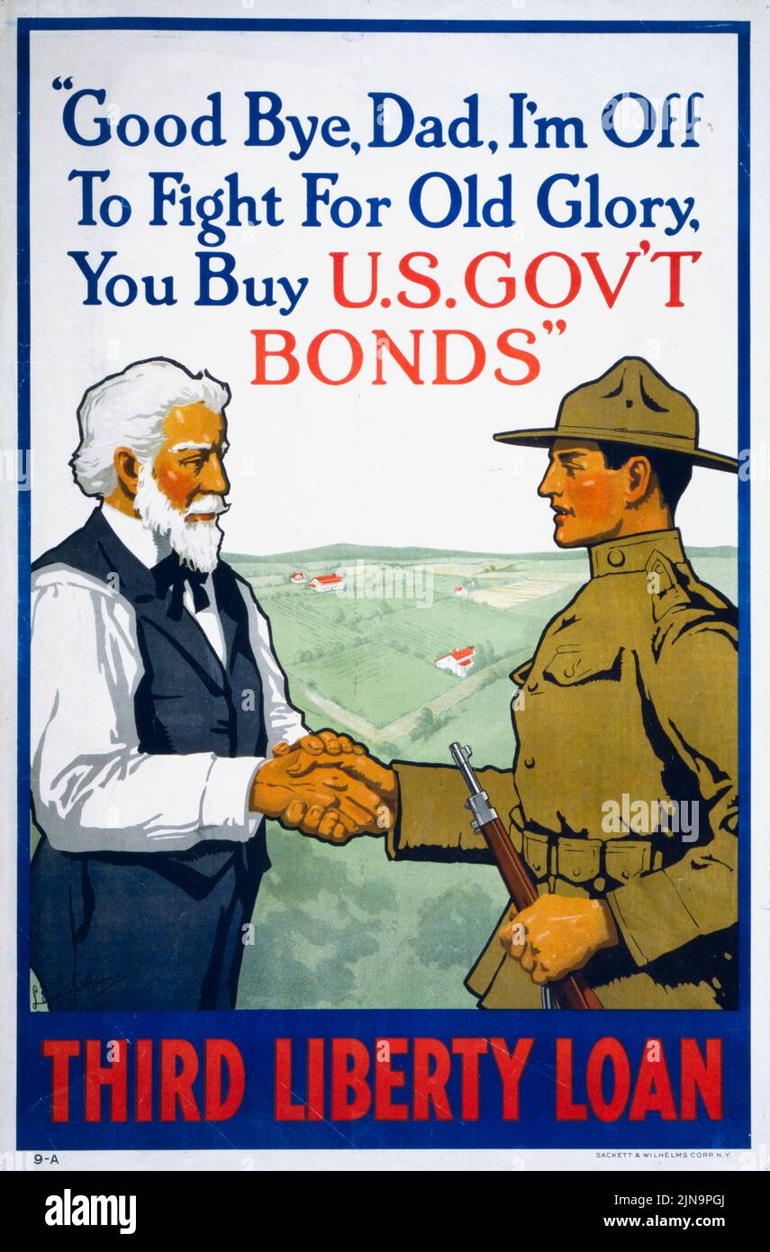 ‘Good bye, Dad, I’m off to fight for Old Glory, you buy U.S. gov’t ...