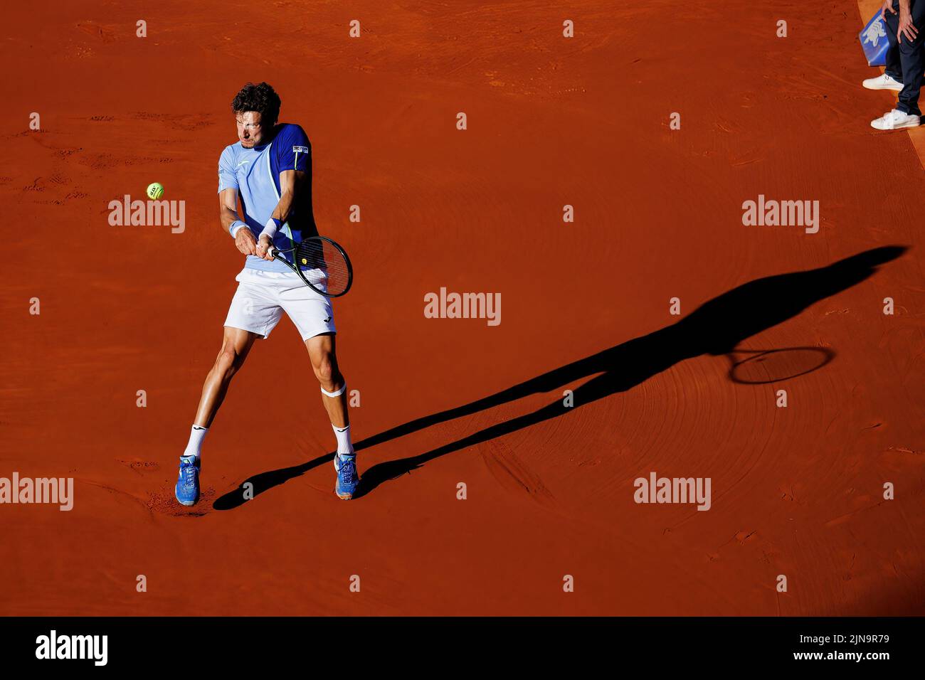 BARCELONA - APR 24: Pablo Carreno Busta in action during the Barcelona ...