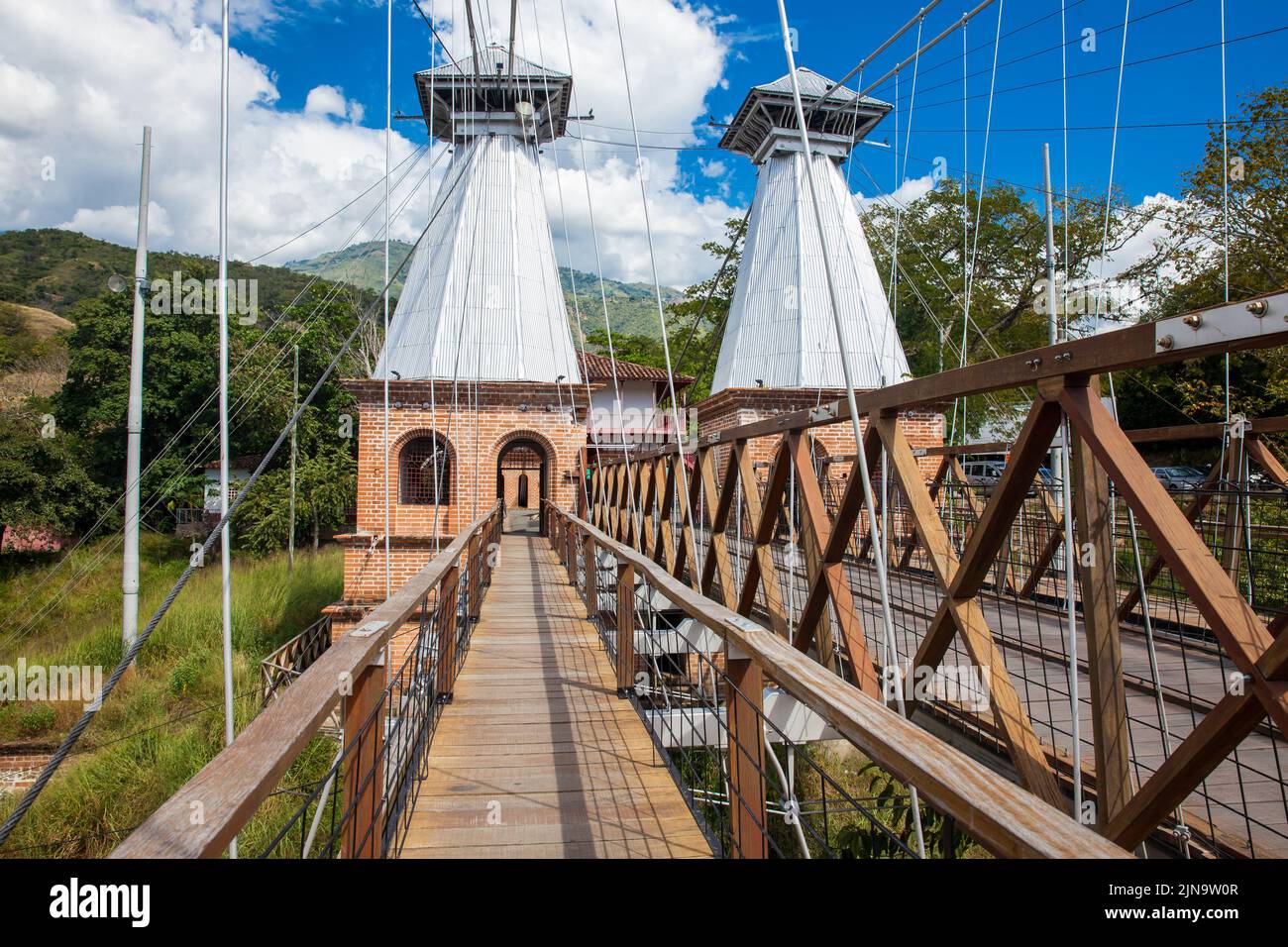 The historical Bridge of the West a a suspension bridge declared ...