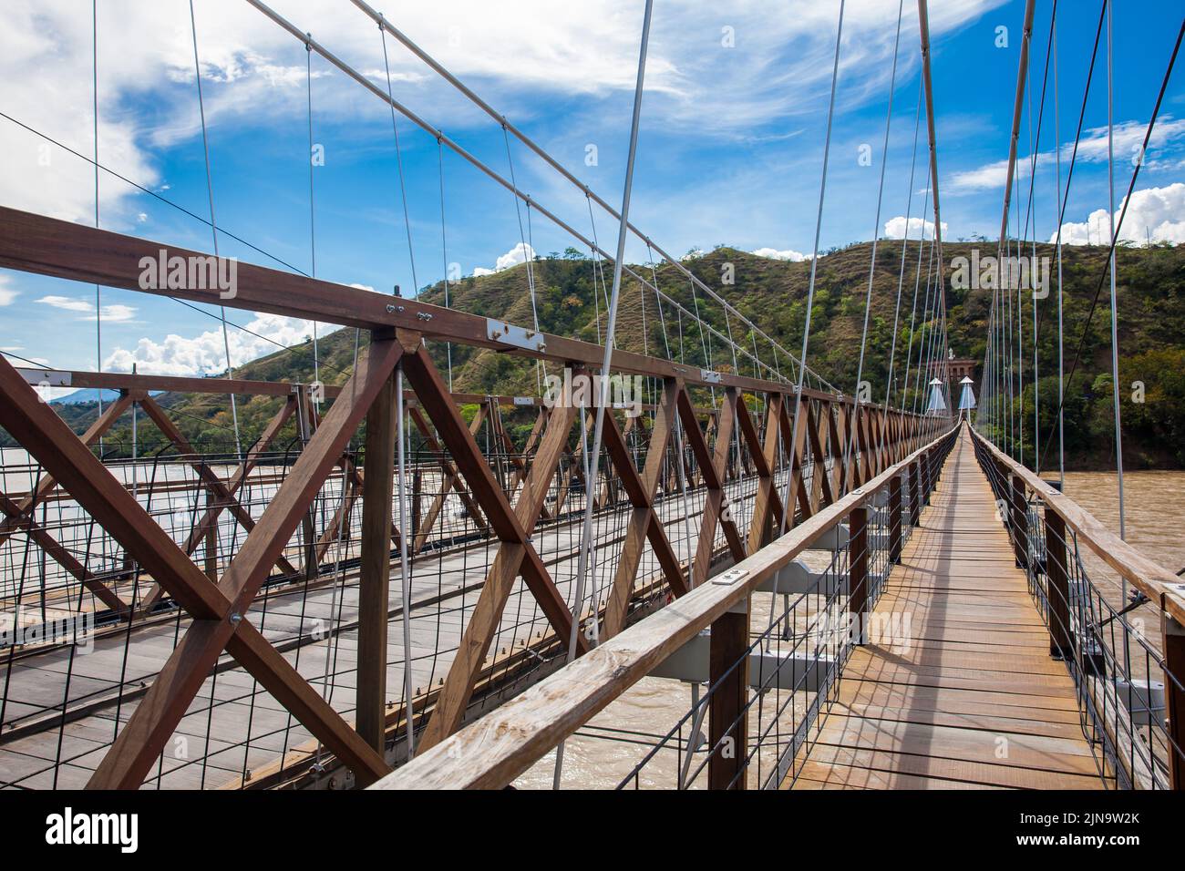The historical Bridge of the West a a suspension bridge declared ...