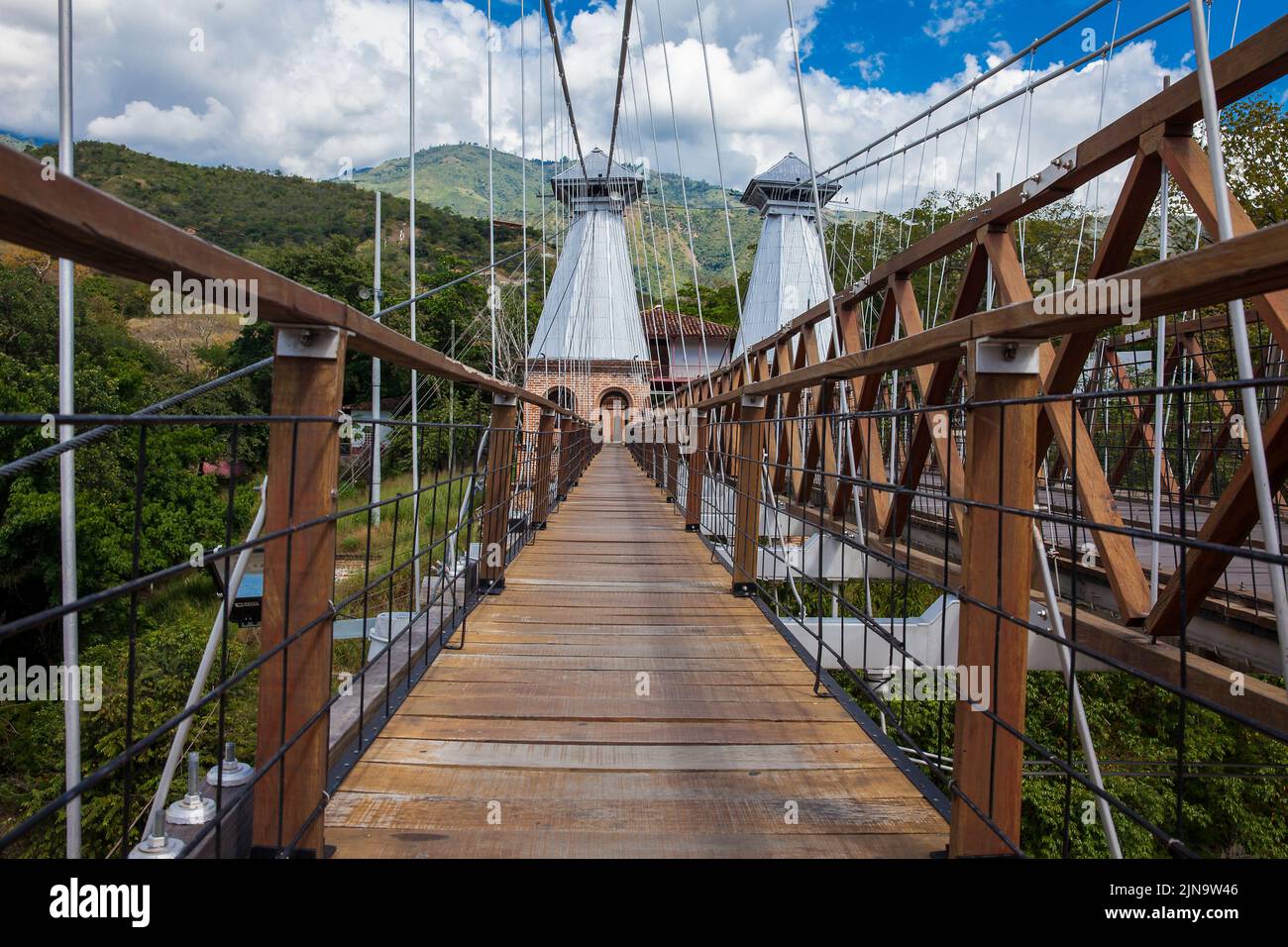 The historical Bridge of the West a a suspension bridge declared ...