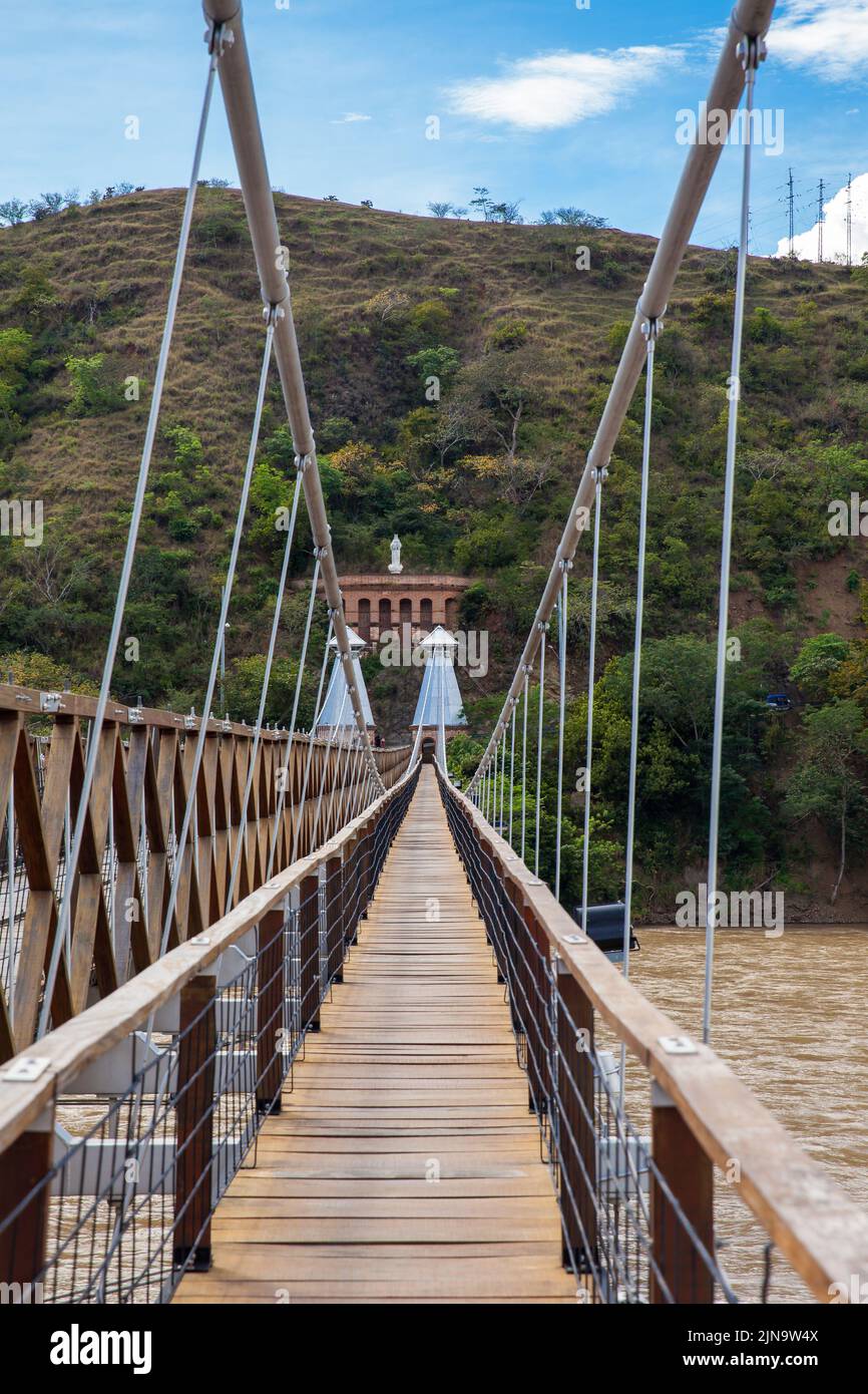 The historical Bridge of the West a a suspension bridge declared ...