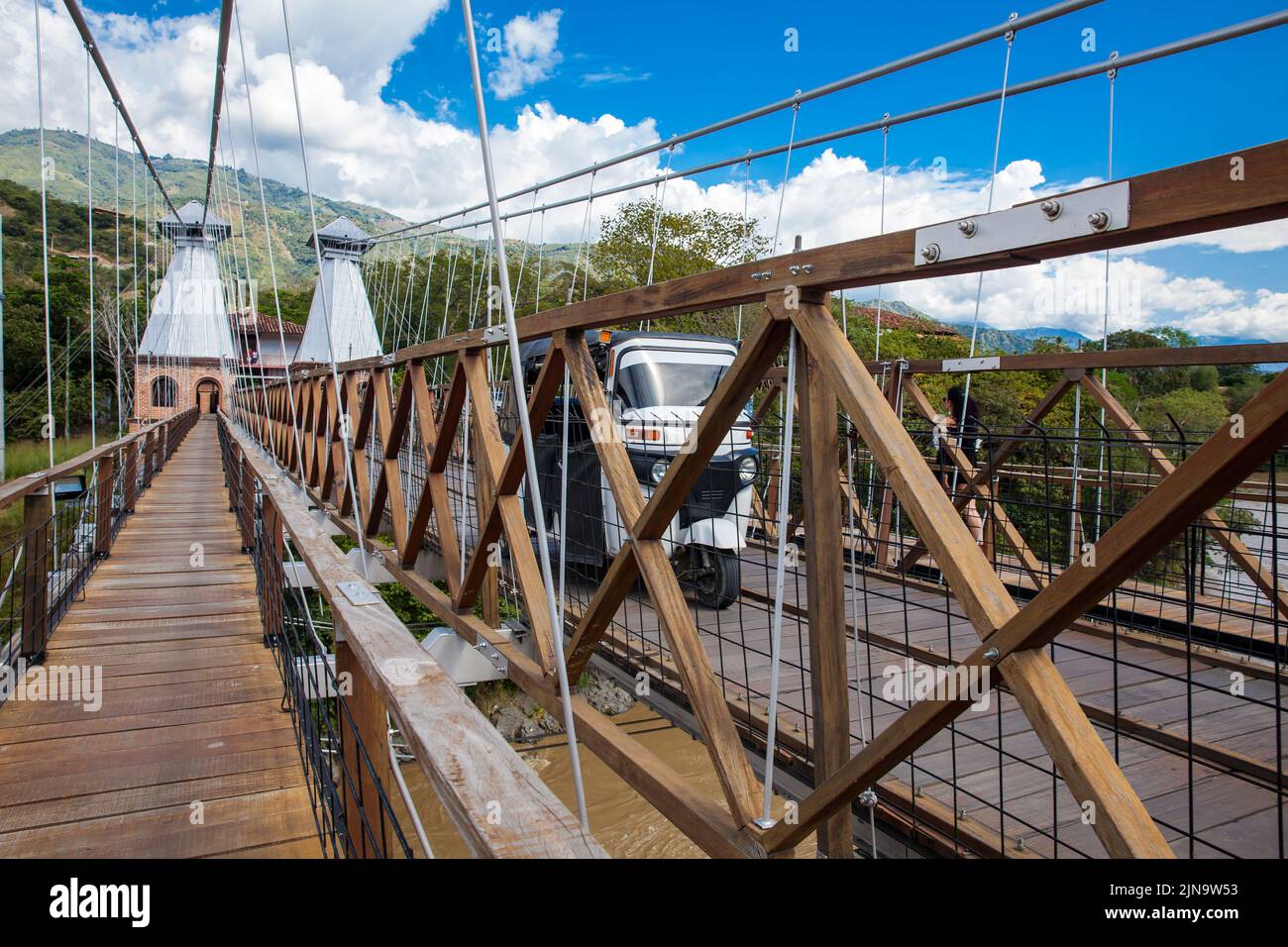 The historical Bridge of the West a a suspension bridge declared ...