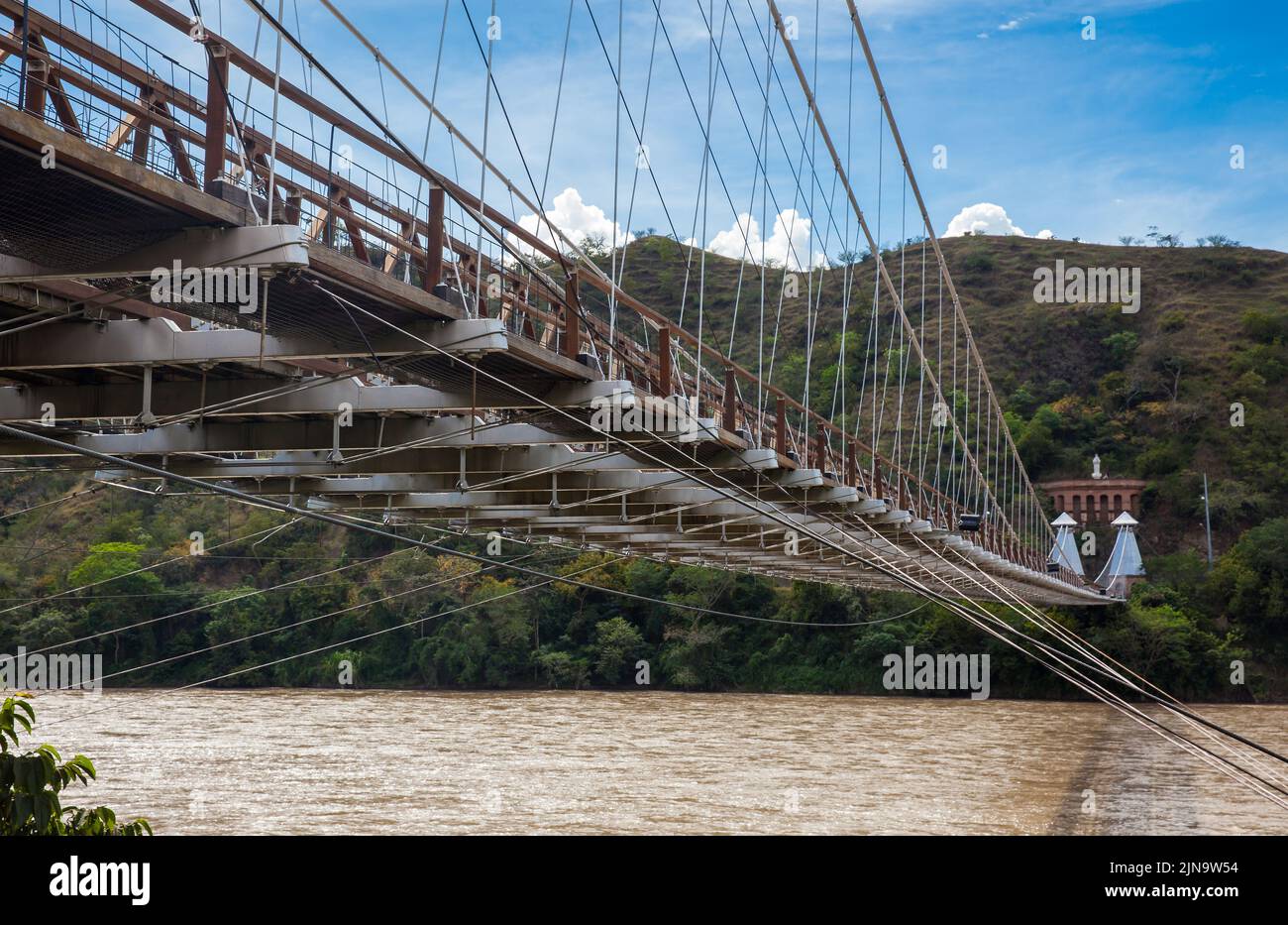 The historical Bridge of the West a a suspension bridge declared ...