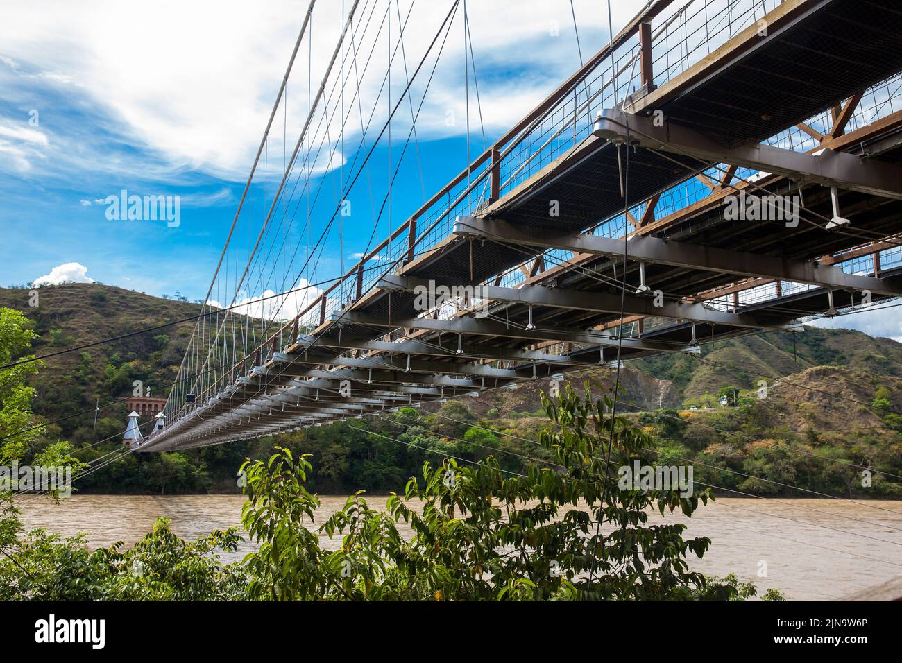 The historical Bridge of the West a a suspension bridge declared ...
