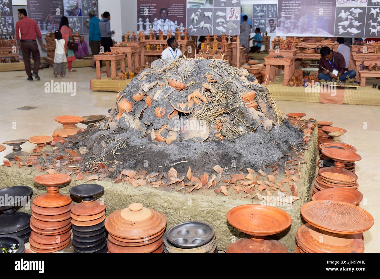 Dhaka, Bangladesh - February 11, 2017: Different kinds of handmade ...