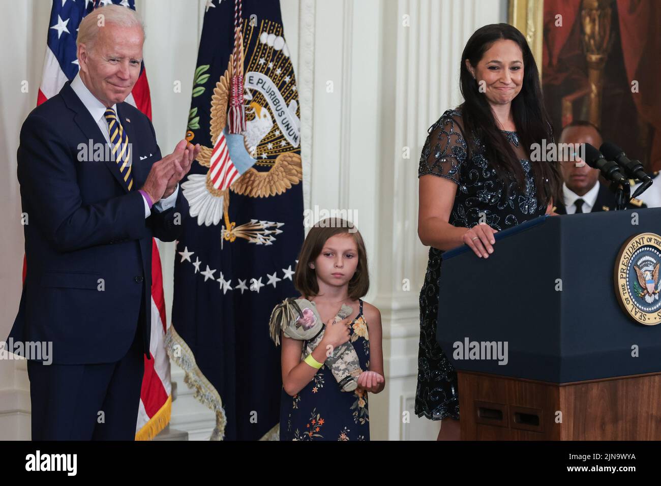 Washington, USA. 10th Aug, 2022. President Biden and Brielle Robinson ...