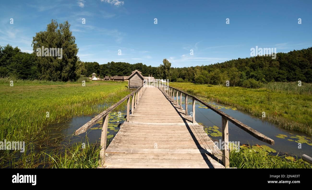 Sternberg, Germany. 10th Aug, 2022. View of the open-air grounds of the ...