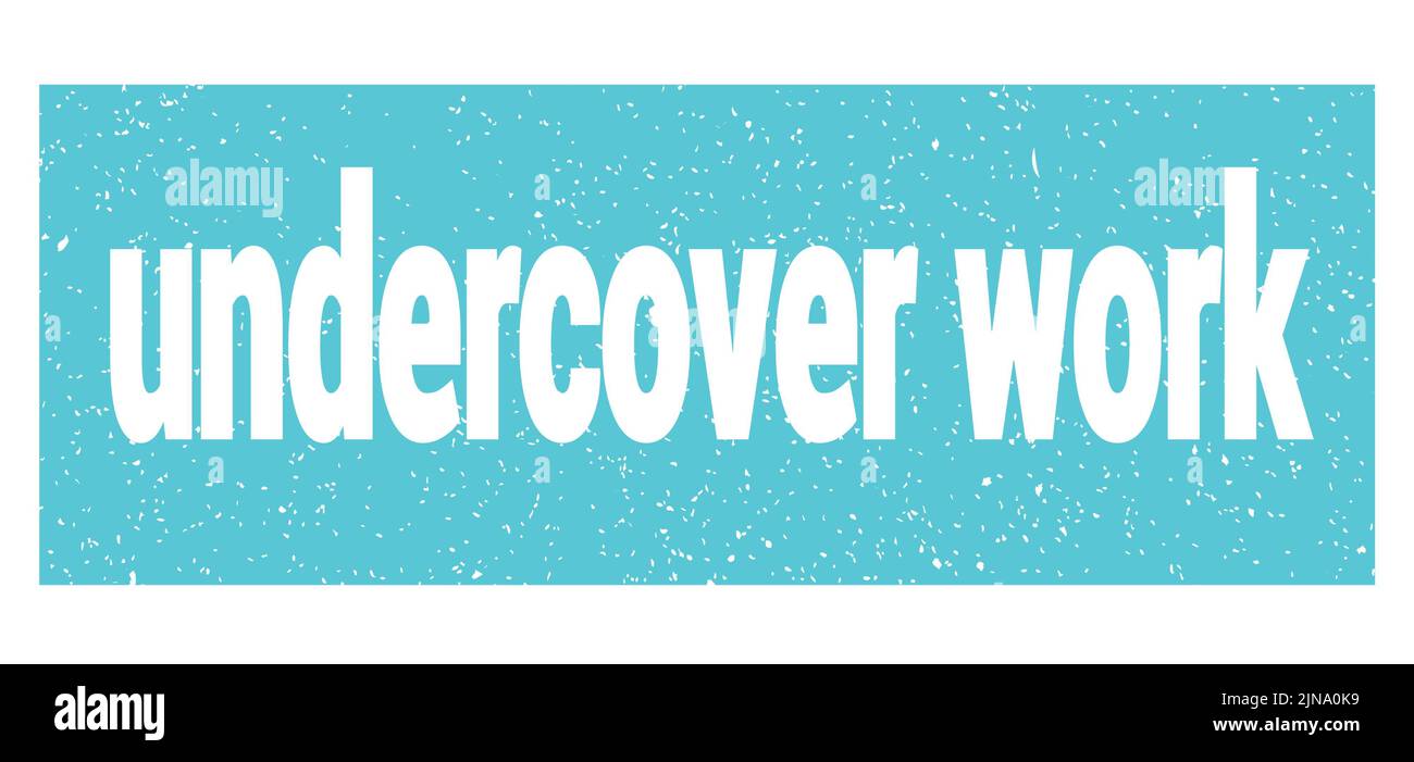 Undercover work hi-res stock photography and images - Alamy