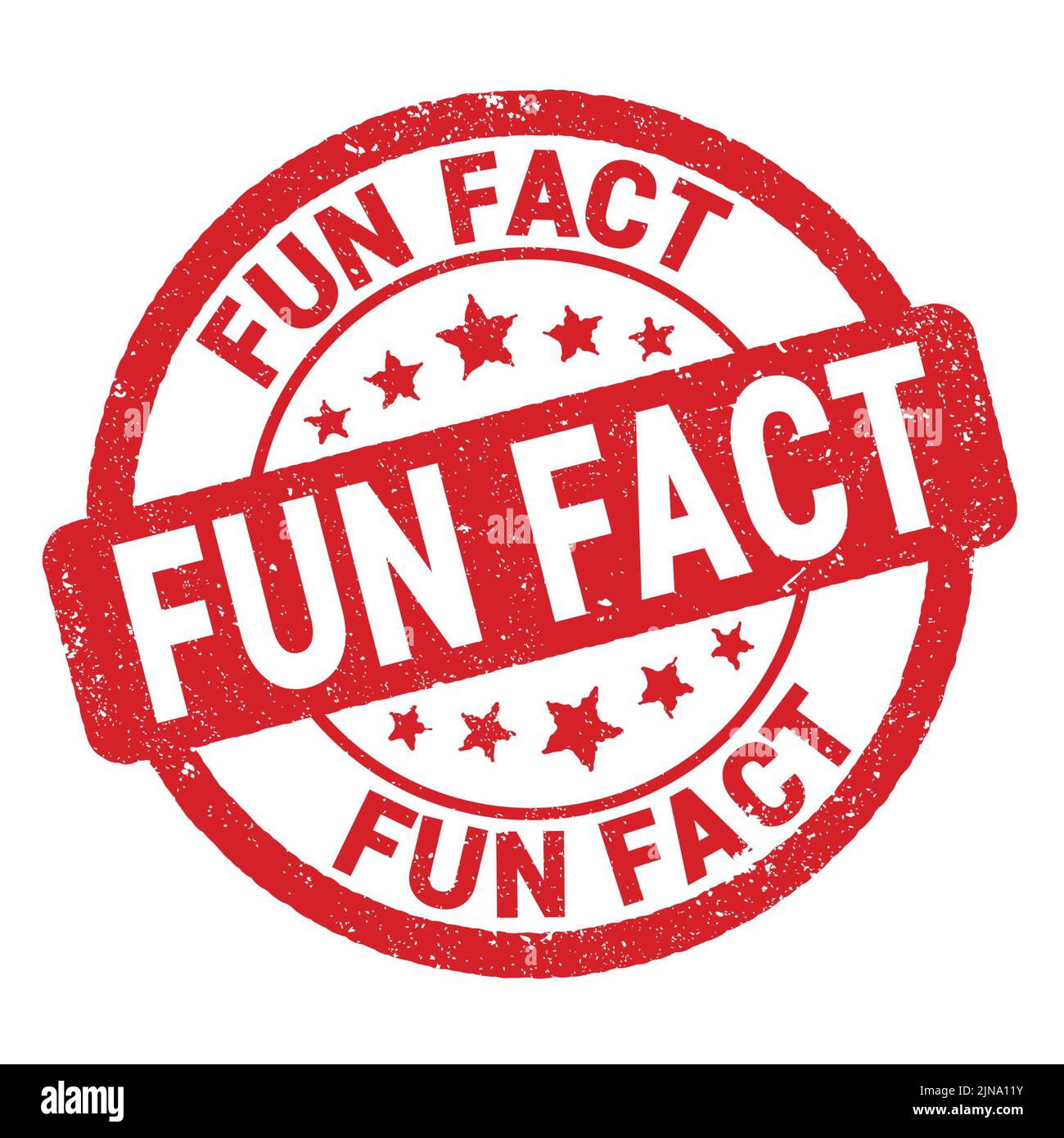FUN FACT text written on red grungy stamp sign Stock Photo - Alamy