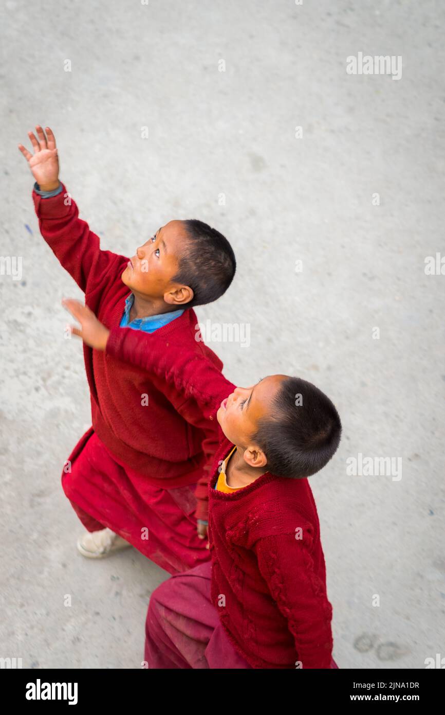 Monks arms hi-res stock photography and images - Alamy