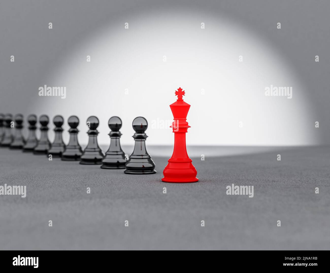 Red king chess piece hi-res stock photography and images - Alamy