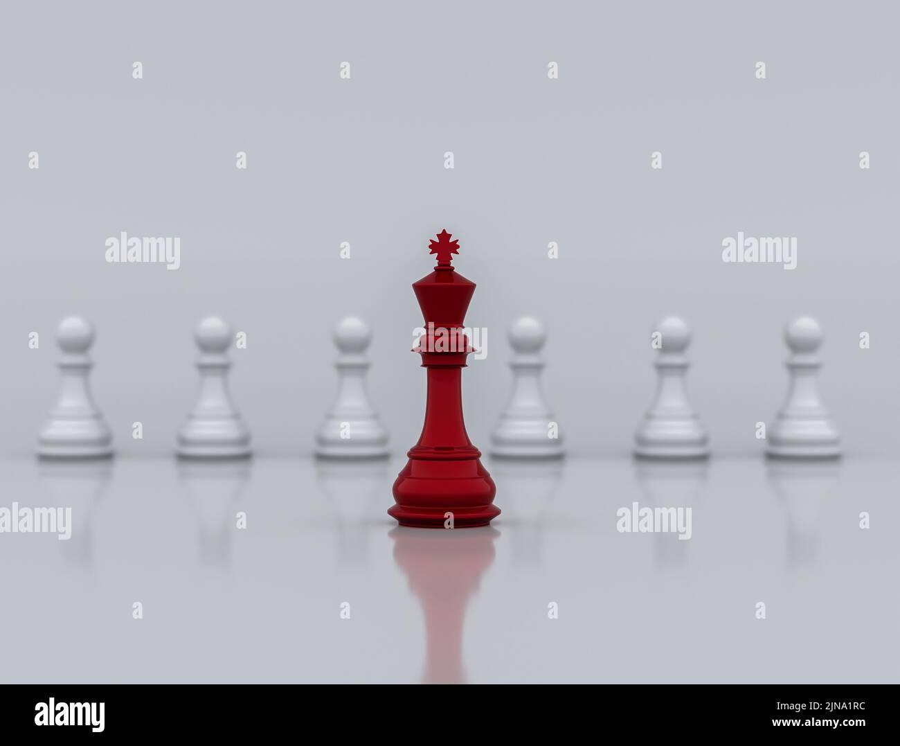 Red king chess piece hi-res stock photography and images - Alamy