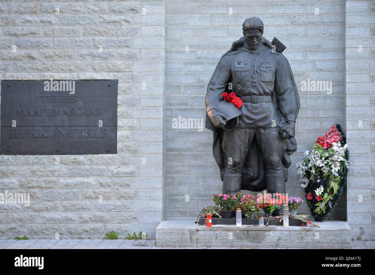 Views of Tallinn. Monument to the Liberator Warrior ("Bronze Soldier ...