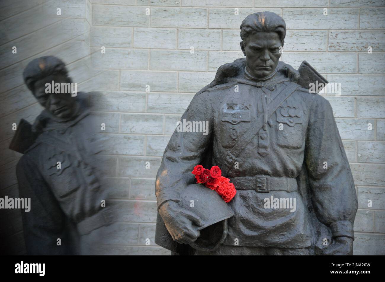 Views of Tallinn. Monument to the Liberator Warrior ("Bronze Soldier ...