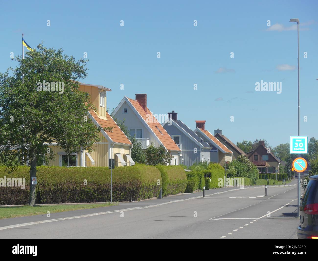 Typical swedish suburban home hi-res stock photography and images - Alamy