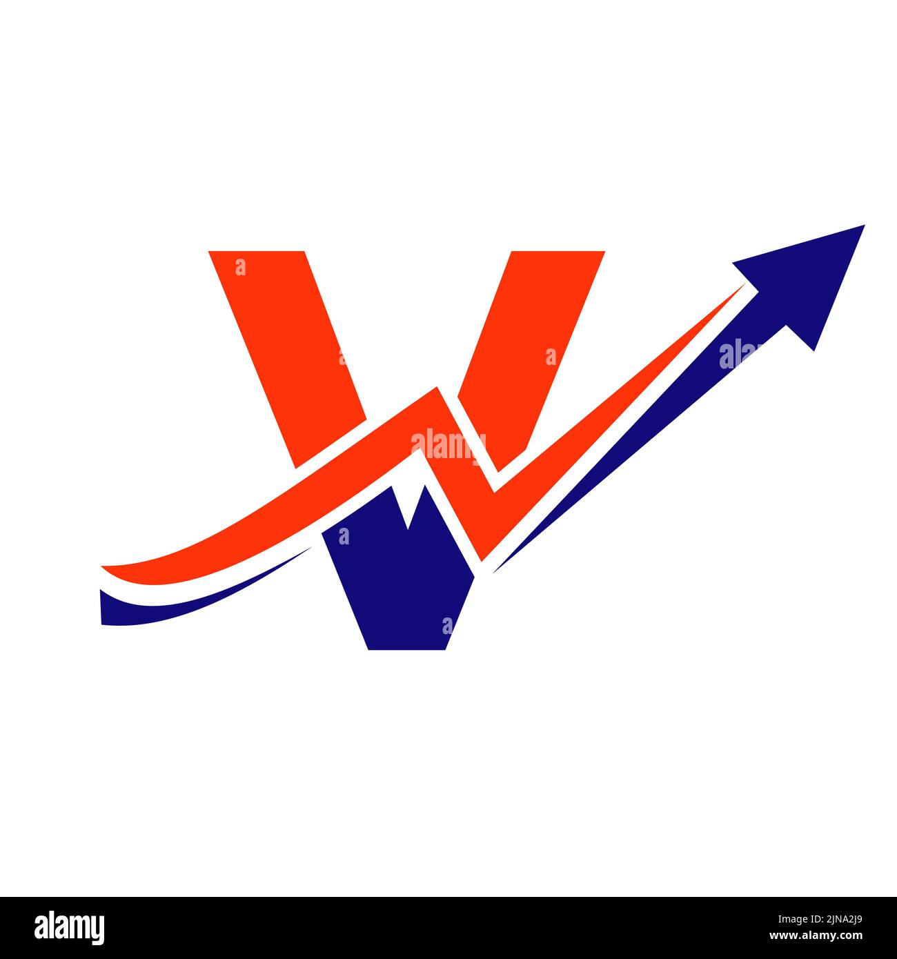 Finance Logo With V Letter Concept. Marketing And Financial Business ...