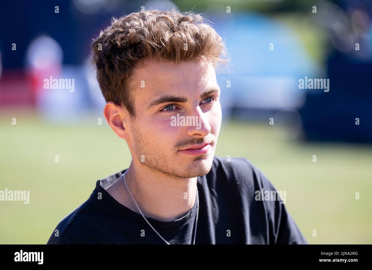 Munich, Germany. 10th Aug, 2022. Yannick Flohe, participant in climbing ...