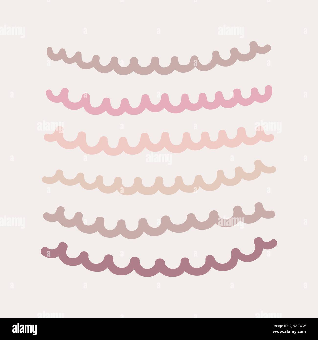 Wave wavy divider Stock Vector Images - Alamy