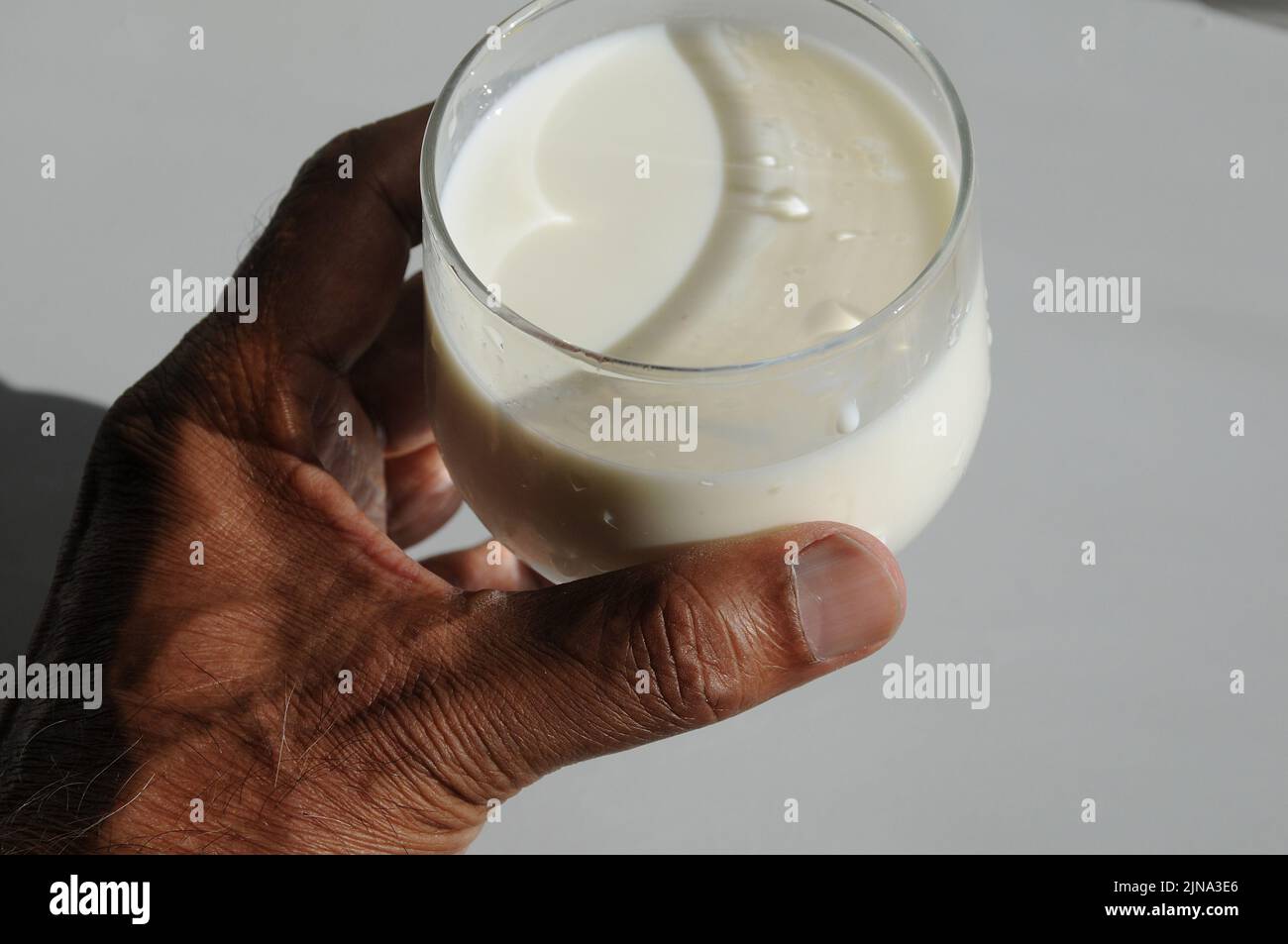 Copenhagen /Denmark/10 August 2022/ Danish sweet milk from Arla dairy ...