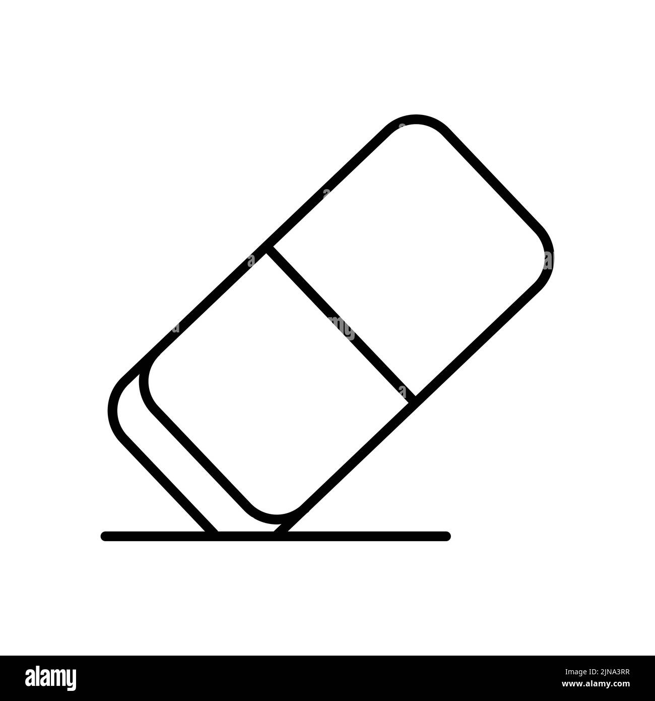 Eraser icon. icon related to education. line icon style. Simple design ...