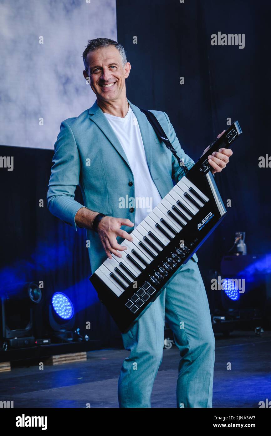 Flumserberg, Switzerland. 31st, July 2022. The Swiss schlager band Die ...