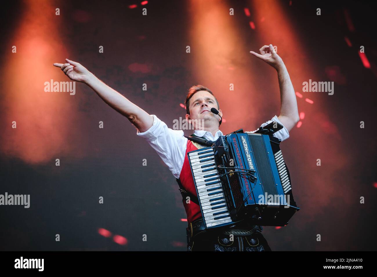Flumserberg, Switzerland. 31st, July 2022. The Austrian schlager band ...