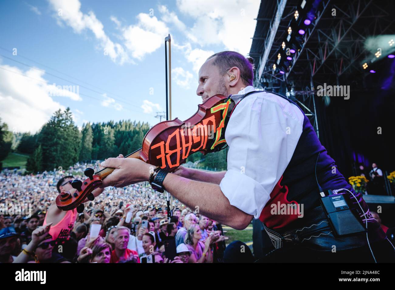 Flumserberg, Switzerland. 31st, July 2022. The Austrian schlager band ...