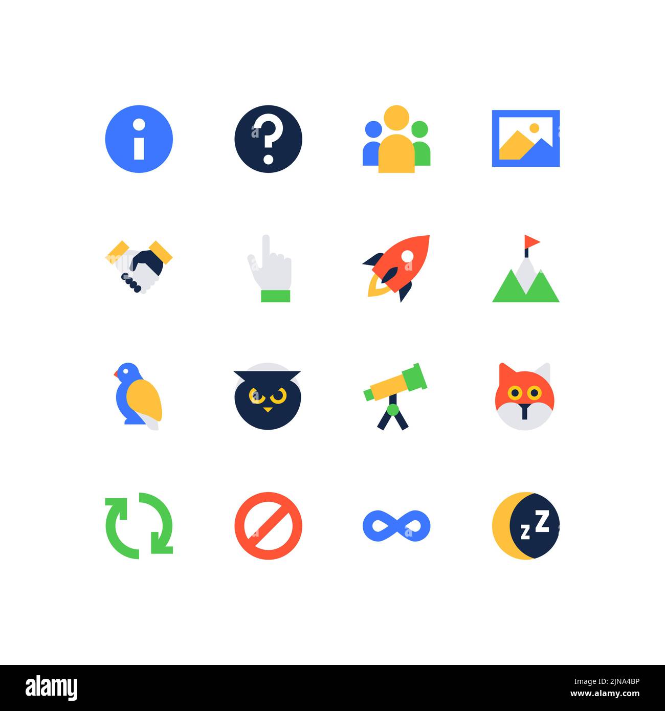 Vector flat style leader Stock Vector Images - Alamy