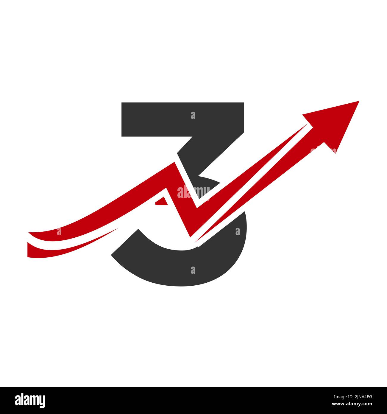 Finance Logo With 3 Letter Concept. Marketing And Financial Business ...