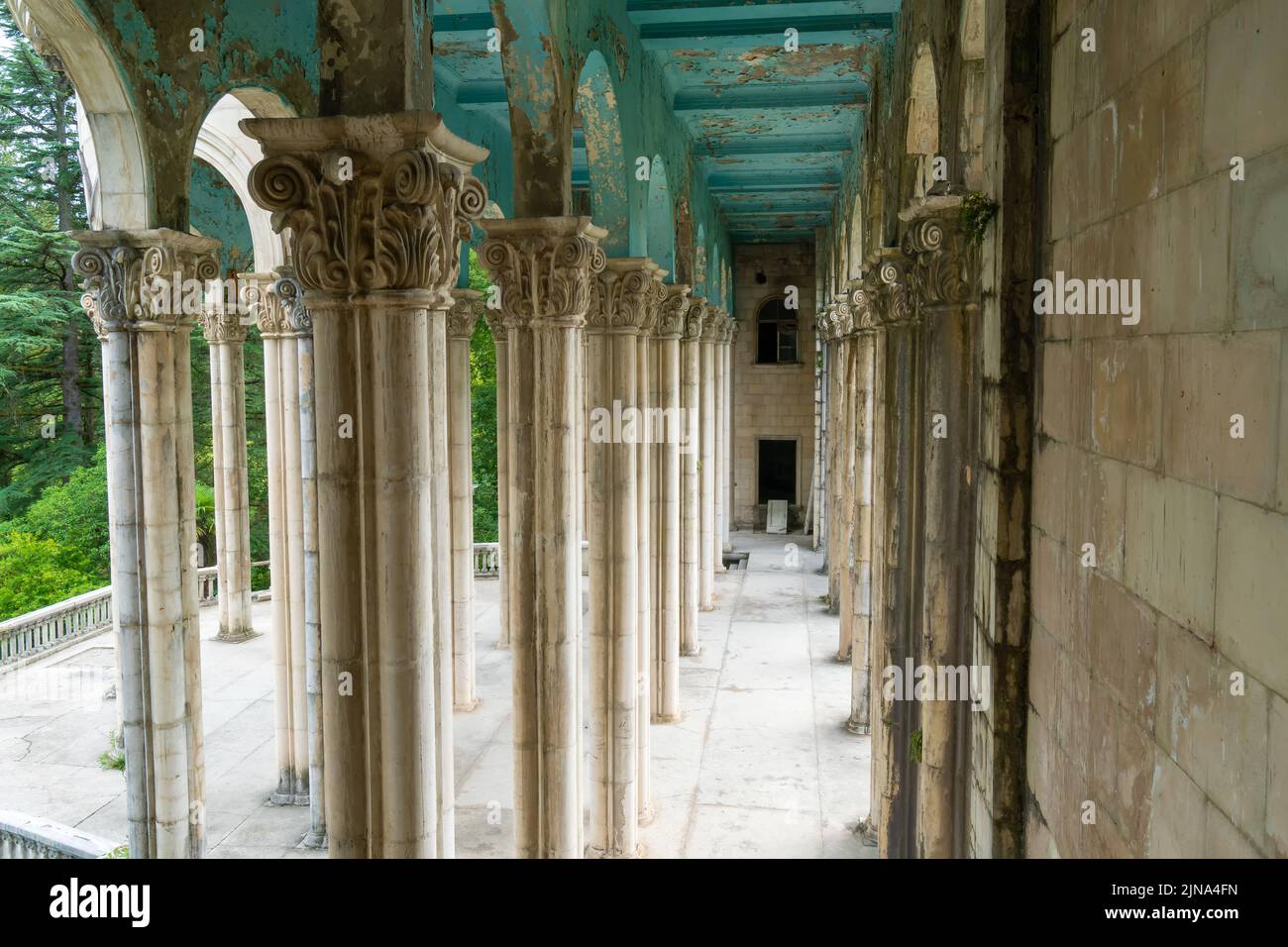 Details of an abandoned Soviet sanatorium in Tskaltubo, Georgia ...