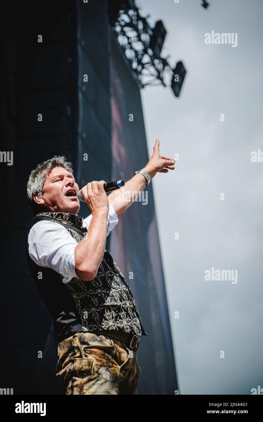 Flumserberg, Switzerland. 31st, July 2022. The Austrian schlager singer ...