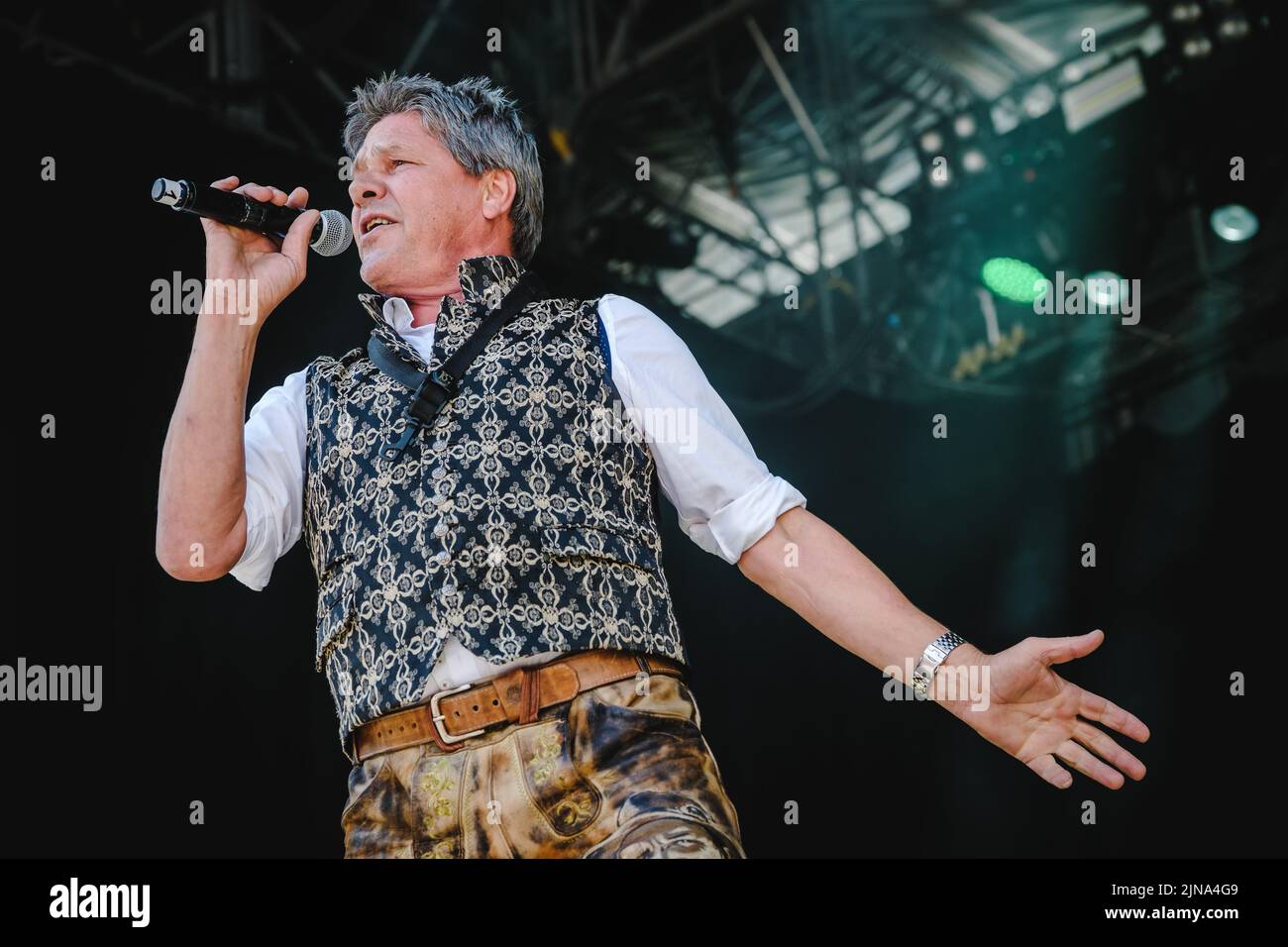 Flumserberg, Switzerland. 31st, July 2022. The Austrian schlager singer ...