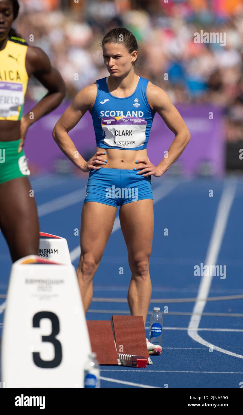 Zoe Clarke of Scotland competing in the women’s 400m final at the ...