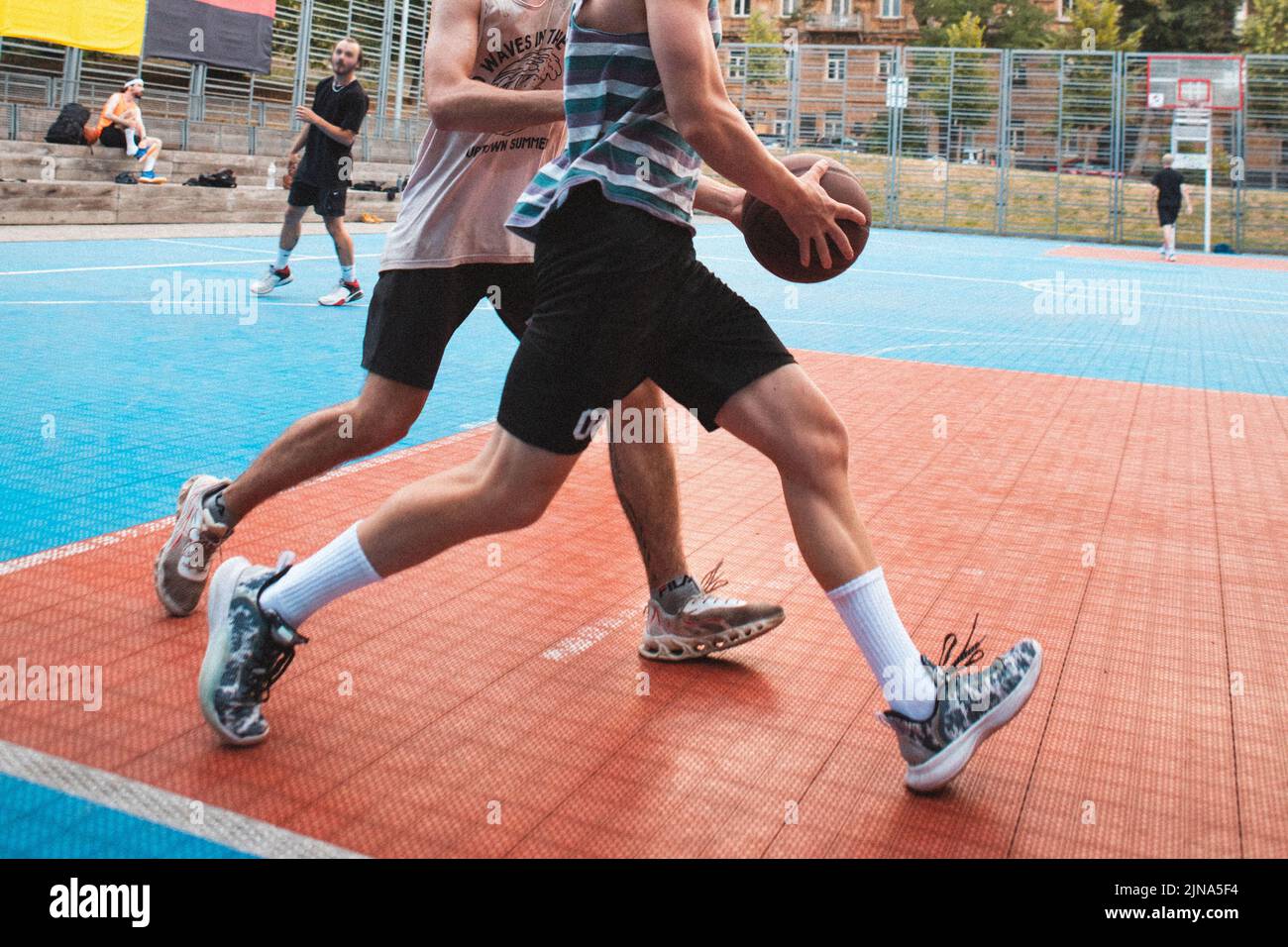 Basketball player legs hi-res stock photography and images - Alamy